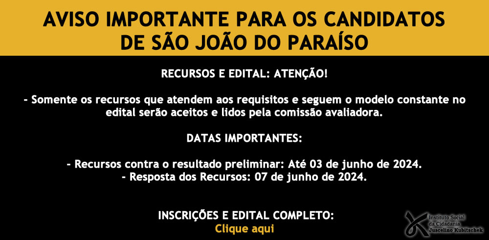 Concursos e Seletivos - Instituto JKMA